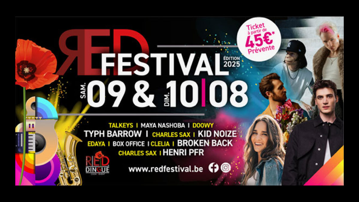 Red Festival Avin 2026 – 4e Édition le 7 et 8 aout 2026- Red Festival